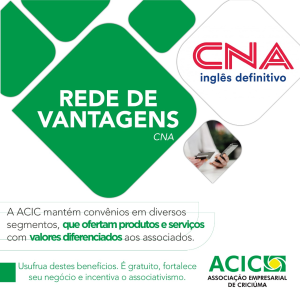 CNA Idiomas integra Rede de Vantagens da Acic - ACIC - [...]